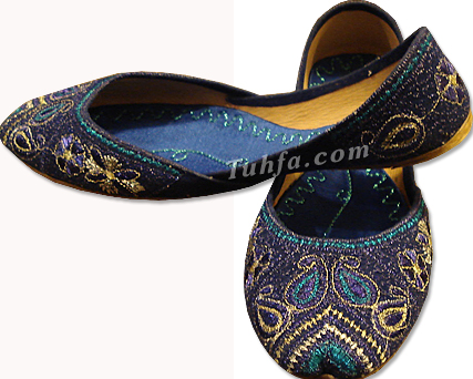 Ladies Khussa- Blue | 786Shop.com