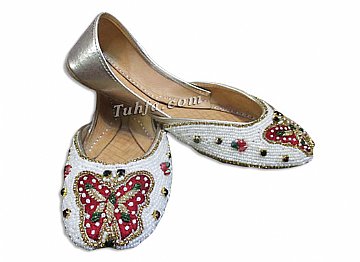 Ladies Khussa- White | 786Shop.com