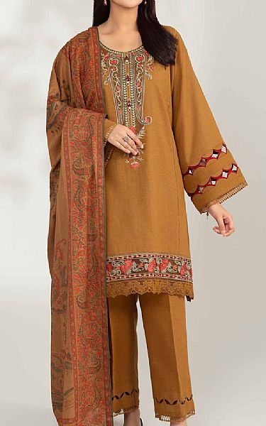 Nishat Bronze Multi Neps Suit | Pakistani Winter Dresses in USA